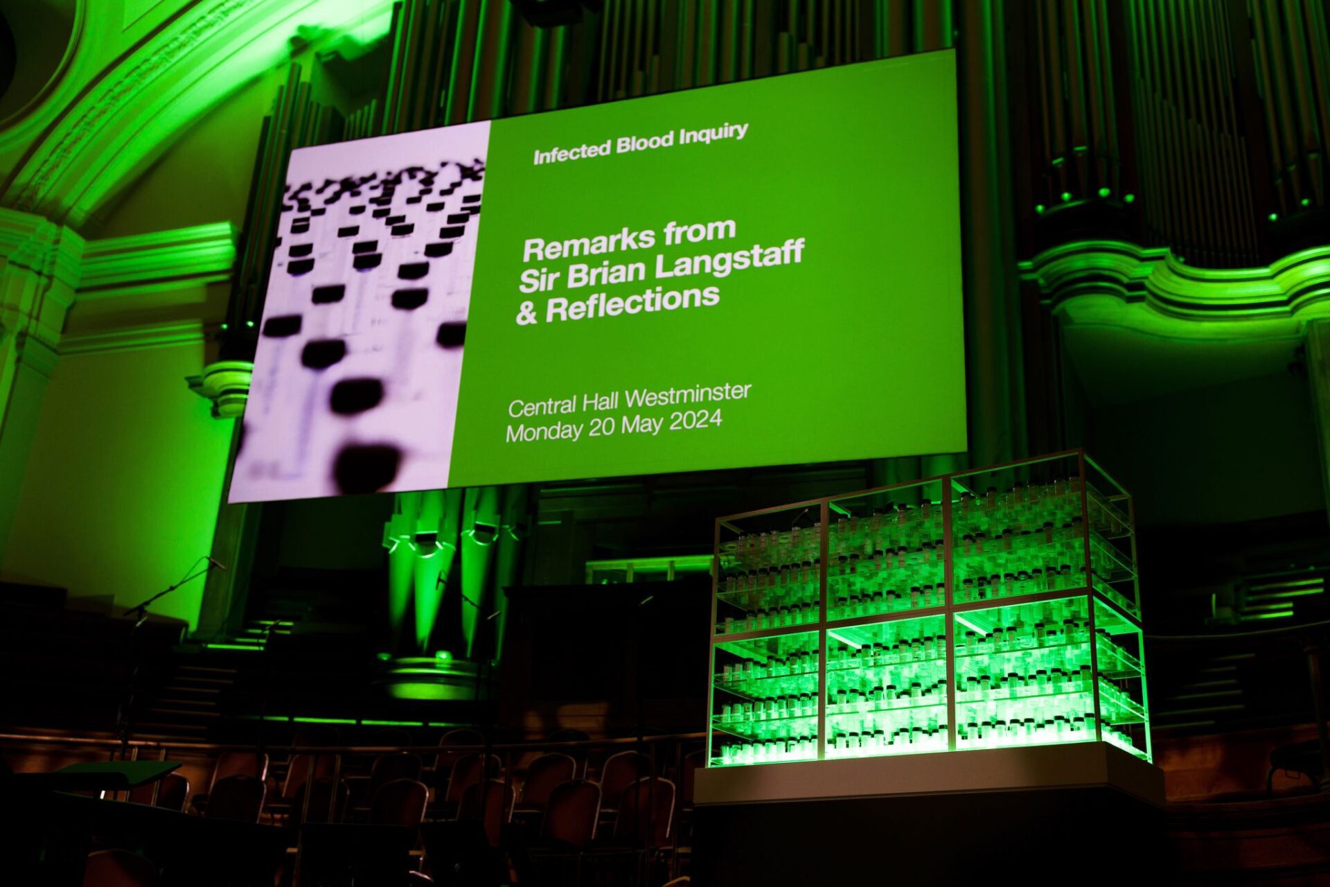 Central Hall Westminster is host venue for the Infected Blood Inquiry ...